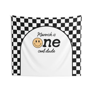 Birthday Party Backdrop Wall, Sign, Boy Birthday Decorations, First ...