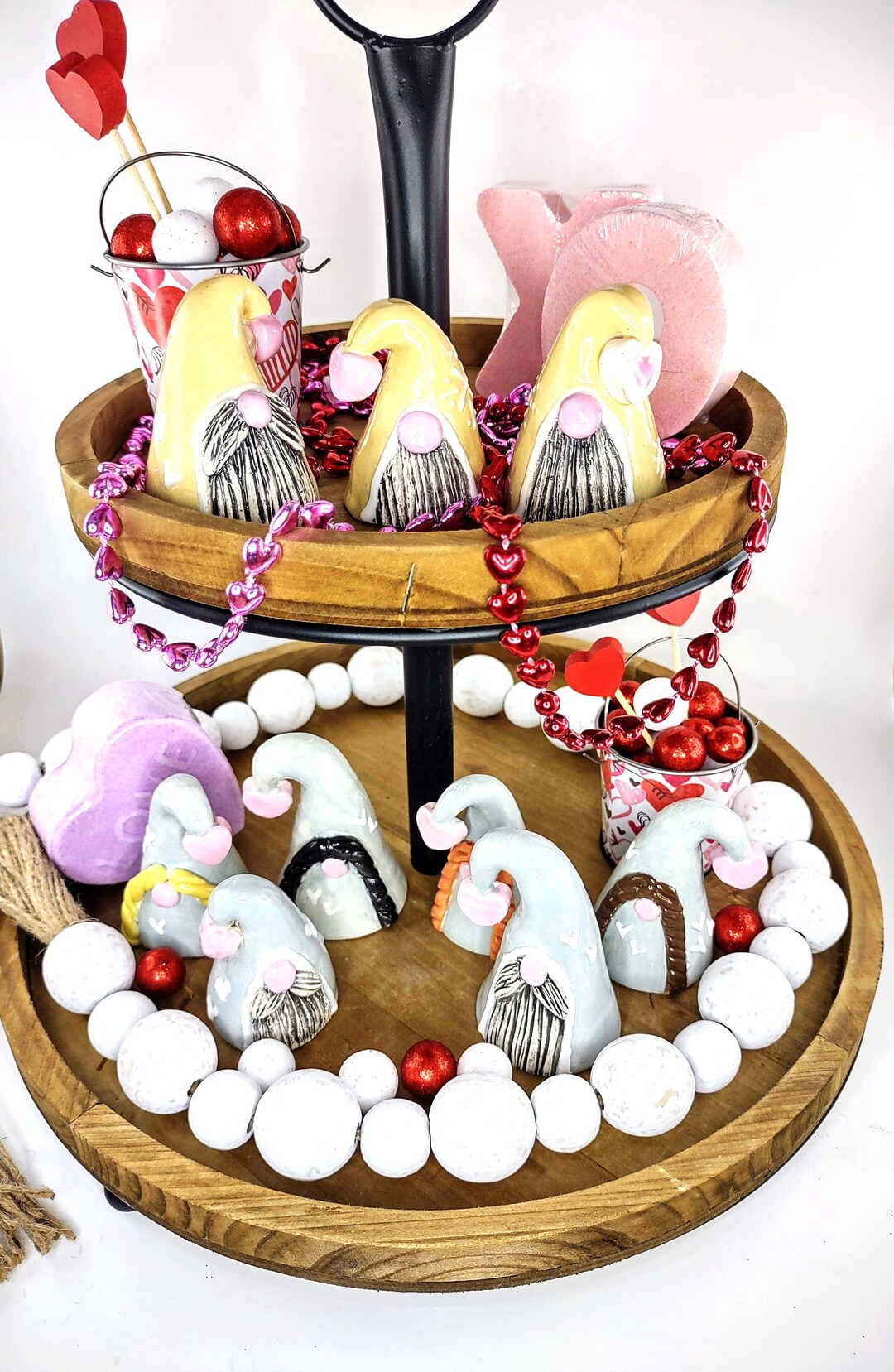 Scandinavian-style Clay Winter Gonk, Christmas Gnomes, Tiny Elf ...