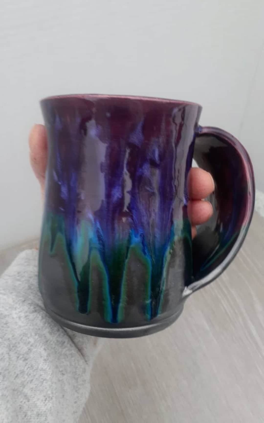 Ceramic Handwarmer/snuggle Mug, Glazed to Order Double-handed, Open ...