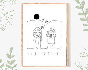 Weird Eye Art Print | Etsy