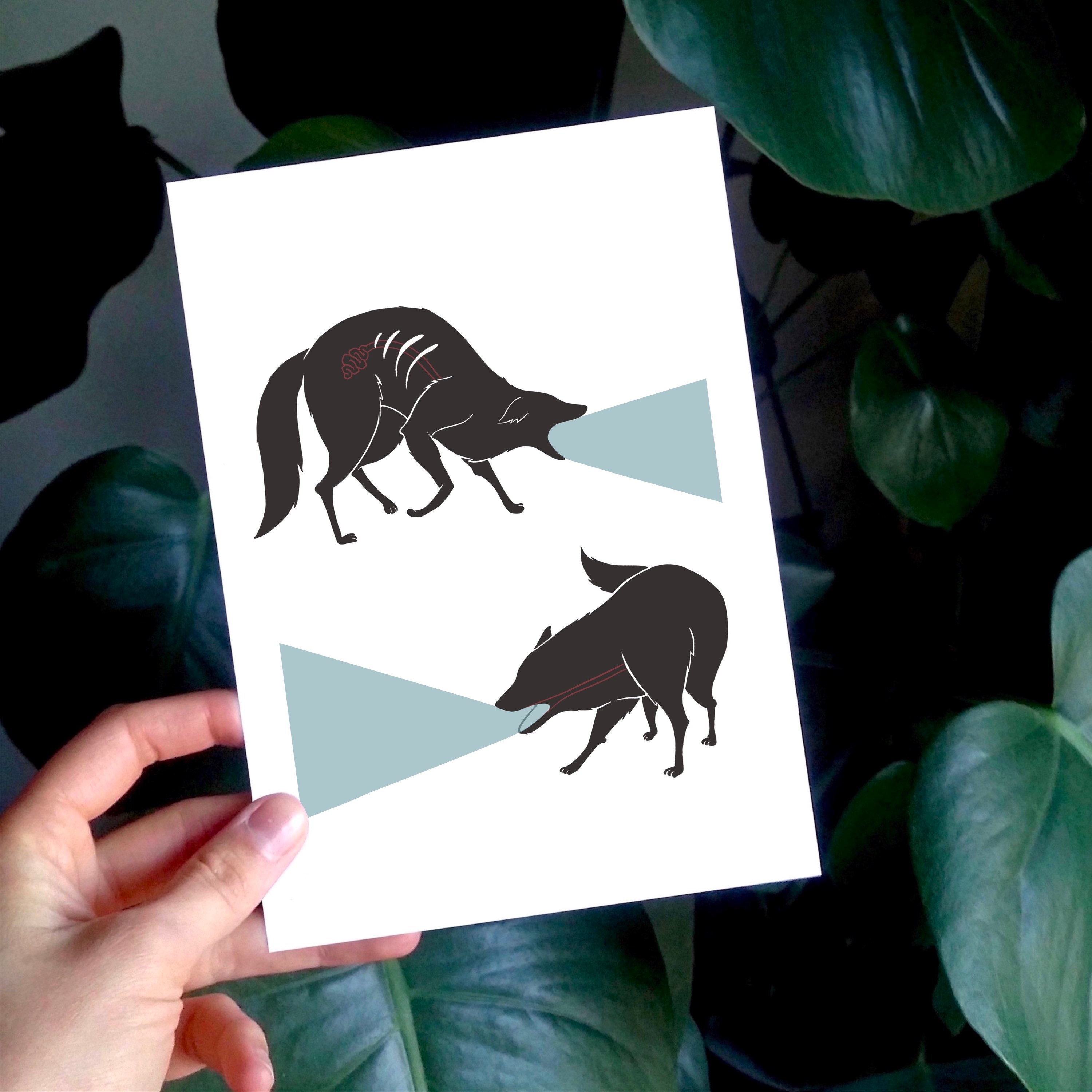 ALPHA Wolf Wall Art Surreal Art Print Wild Animals - Etsy