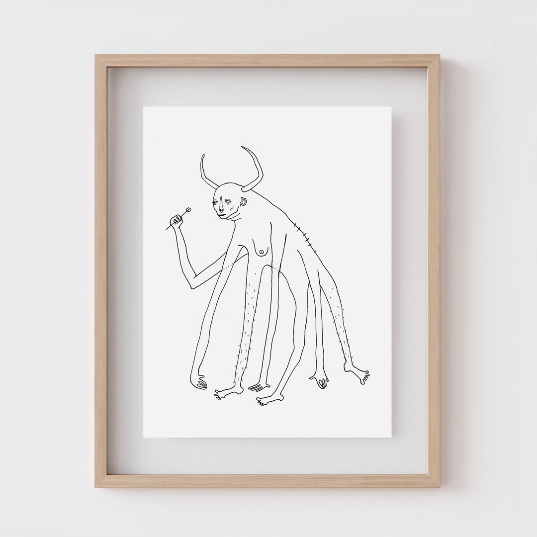 SUSTENANCE | Creepy Decor | Satanic Print | Weirdcore | Strange Poster ...