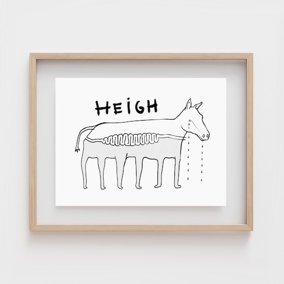 Ugly Horse Drawing
