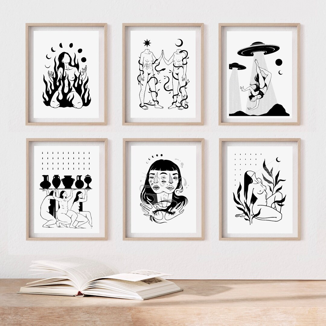 SET OF 6 PRINTS | Personalized Print Set | Gallery Wall Art | Custom ...