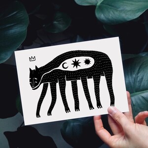 MIDNIGHT MONSTERS Surreal Animal Art Dark Forest Creature - Etsy Canada