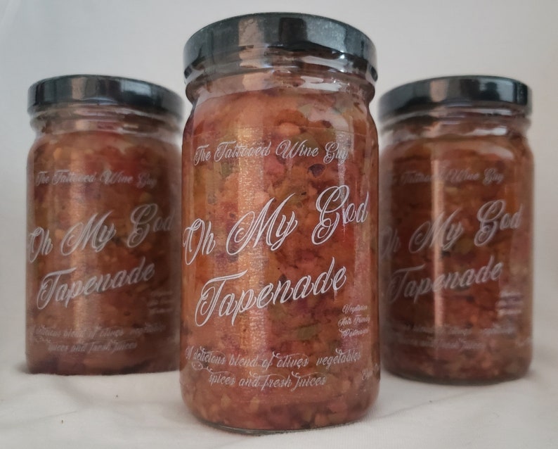 3 Pack SPECIAL Oh My God Tapenade From the Tattooed Wine Guy - Etsy