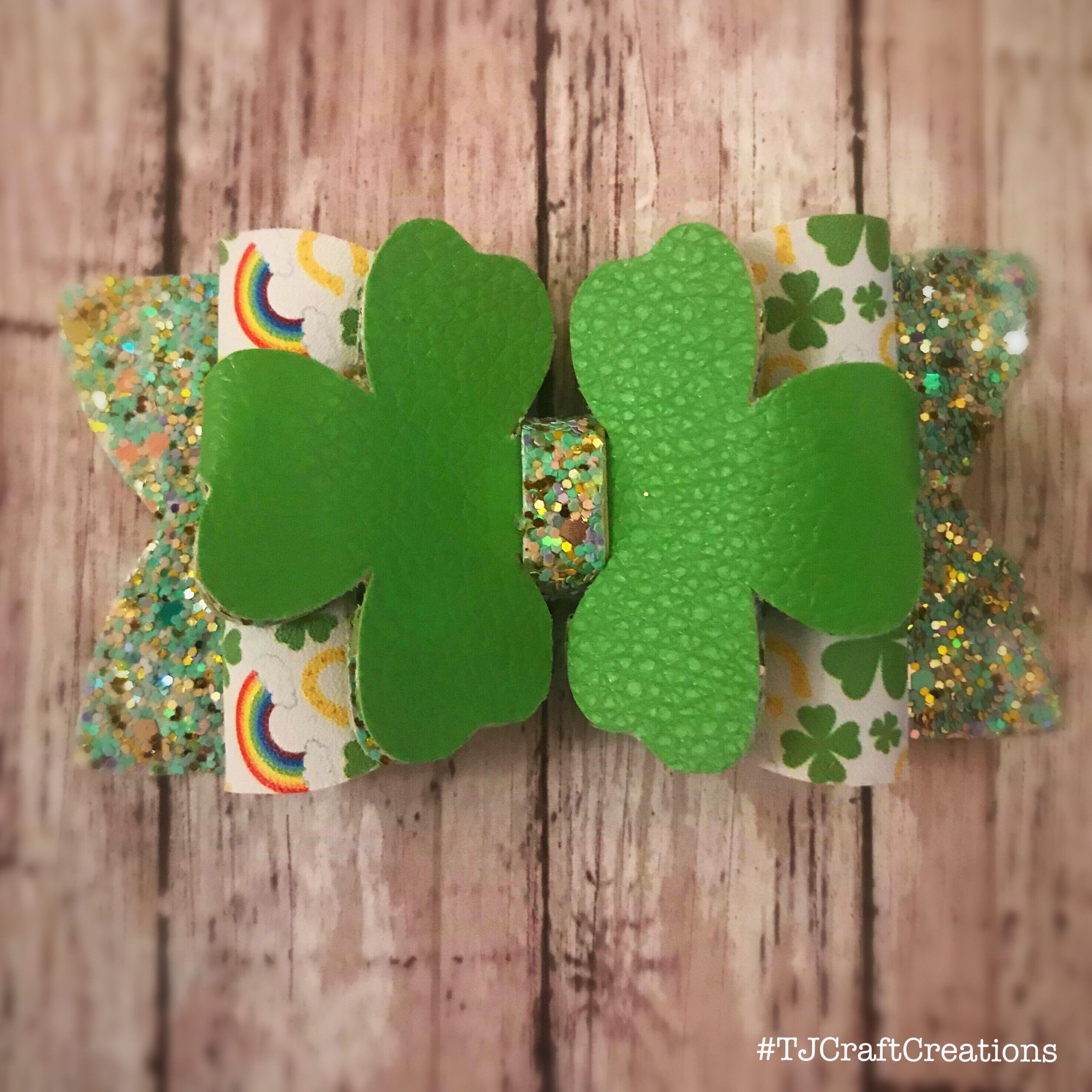 Clover Bow Template SVG, Bow Template, SVG Files, Cricut SVG, St ...