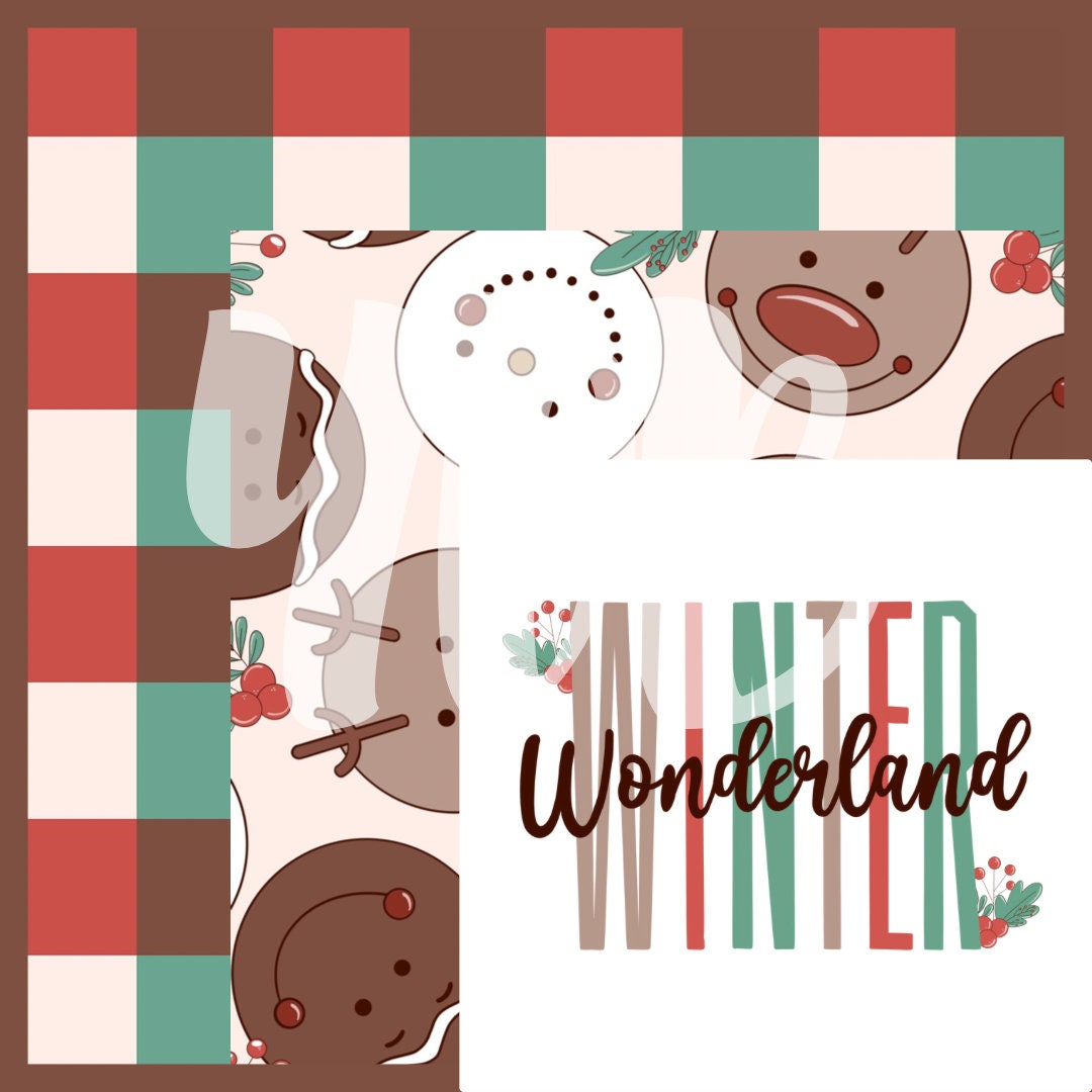 Winter Wonderland Seamless Pattern BUNDLE - Etsy