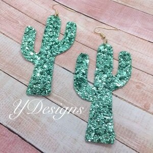 Cactus Earring Template, SVG Earring Template, Cricut SVG Template - Etsy