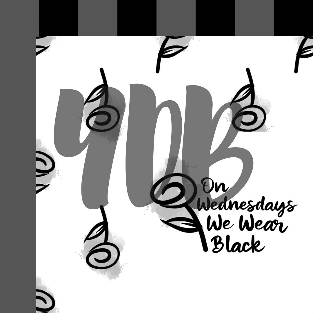 Wednesday We Wear Black Seamless Pattern BUNDLE - Etsy