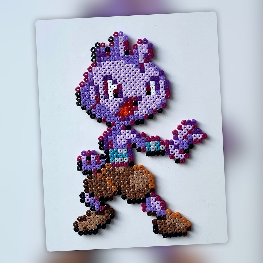 Tyrogue (pokemon) Mini Hama Bead - Wall Art - Magnet - Etsy UK