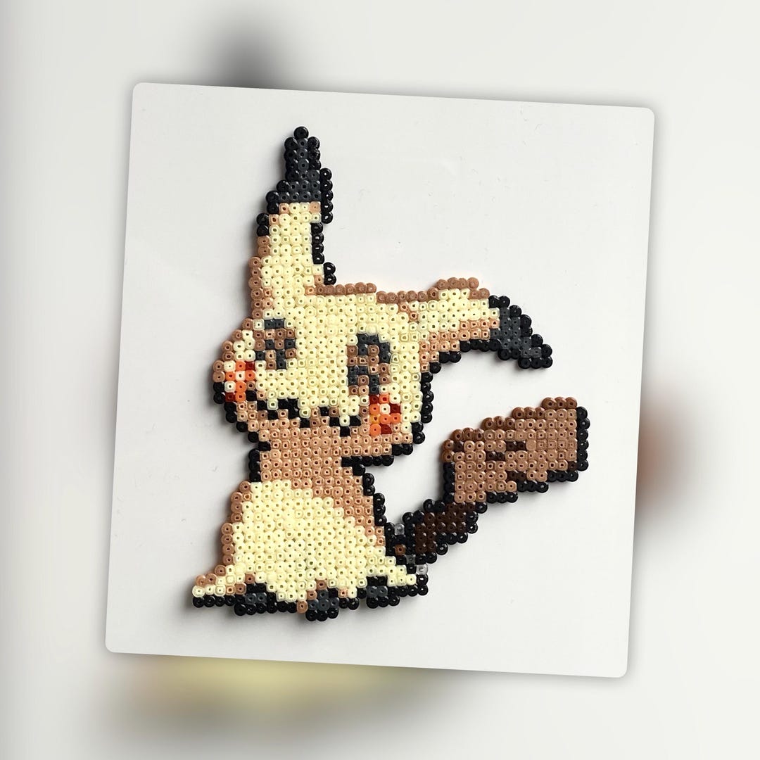 Mimikyu pokemon Mini Hama Bead Wall Art Magnet - Etsy UK Mimikyu pokemon Mini Hama Bead Wall Art Magnet - Etsy UK