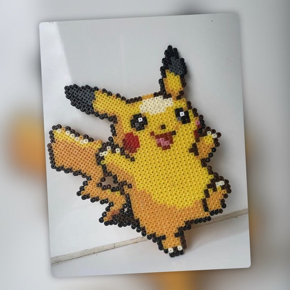 Pikachu pokemon Mini Hama Bead Wall Art/magnet | Etsy
