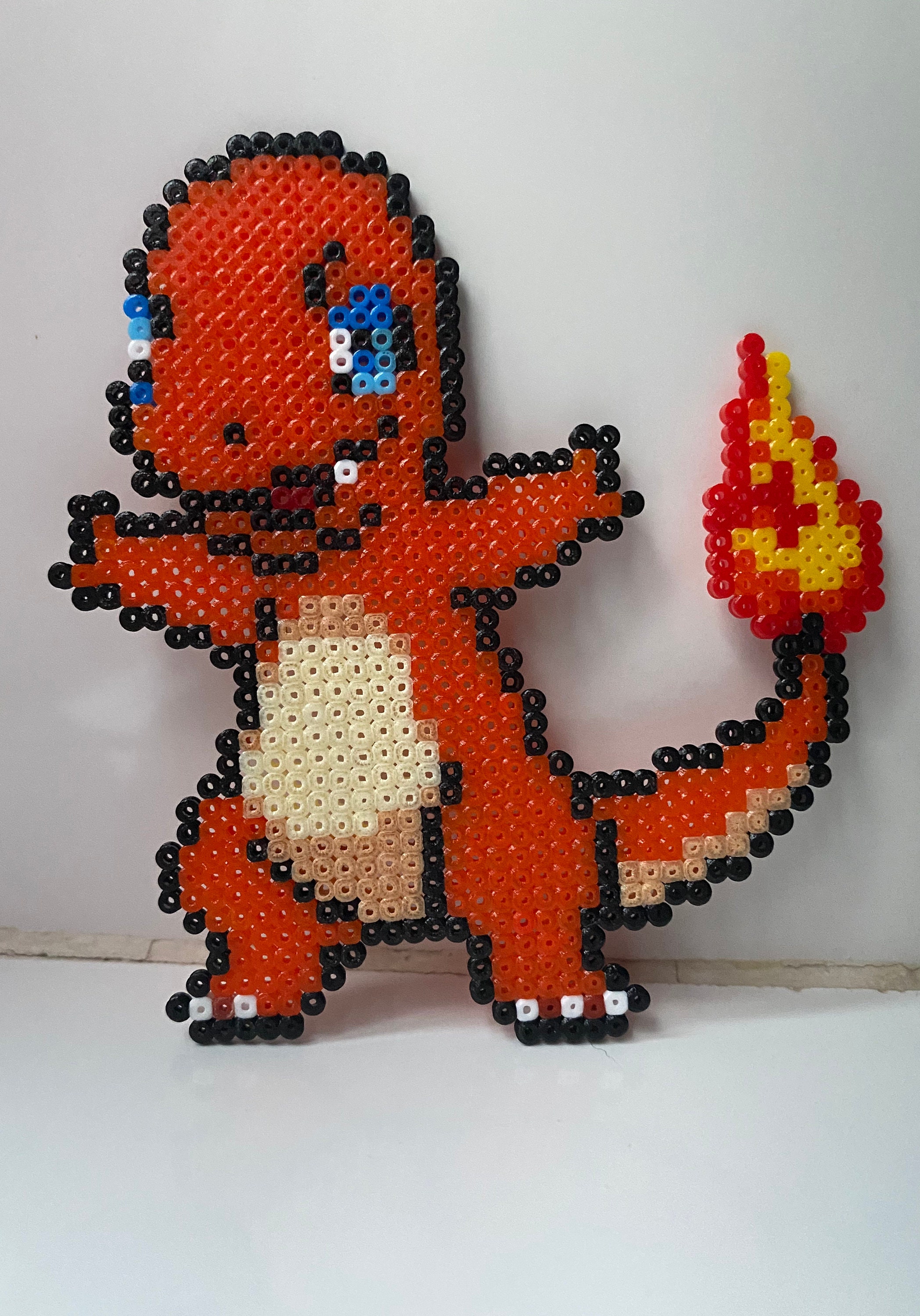 Bulbasaur Charmander Squirtle pokemon Mini Hama Bead Wall | Etsy