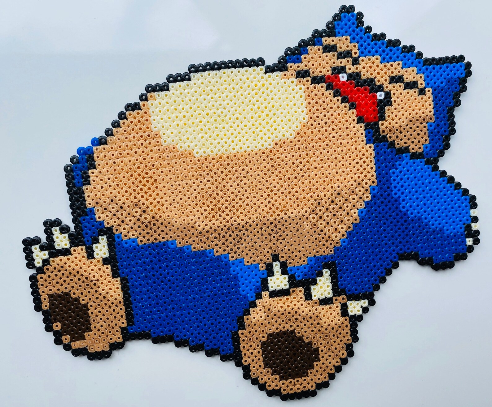 Snorlax Pokemon Mini Hama bead wall art/magnet | Etsy Snorlax Pokemon Mini Hama bead wall art/magnet | Etsy