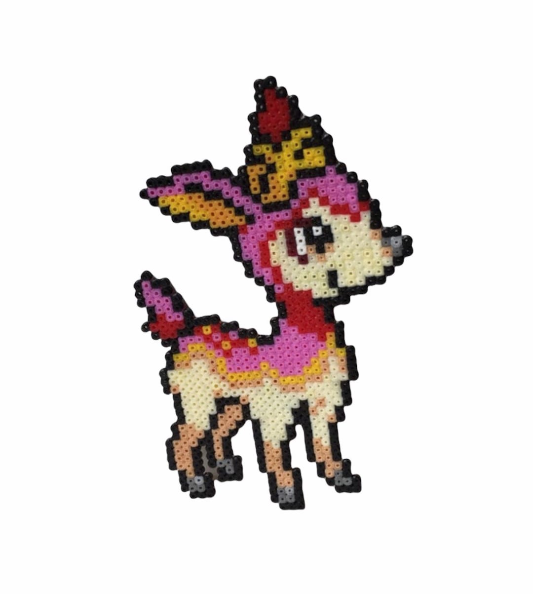 Mini décoration murale en forme de mini perle de hama pour cerf Pokemon ...
