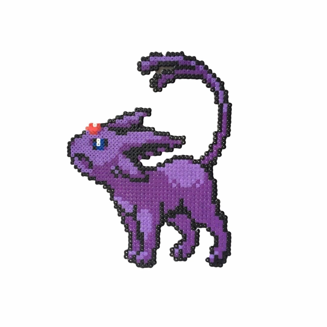 Espeon pokemon Mini Hama Bead Wall Art Magnet - Etsy