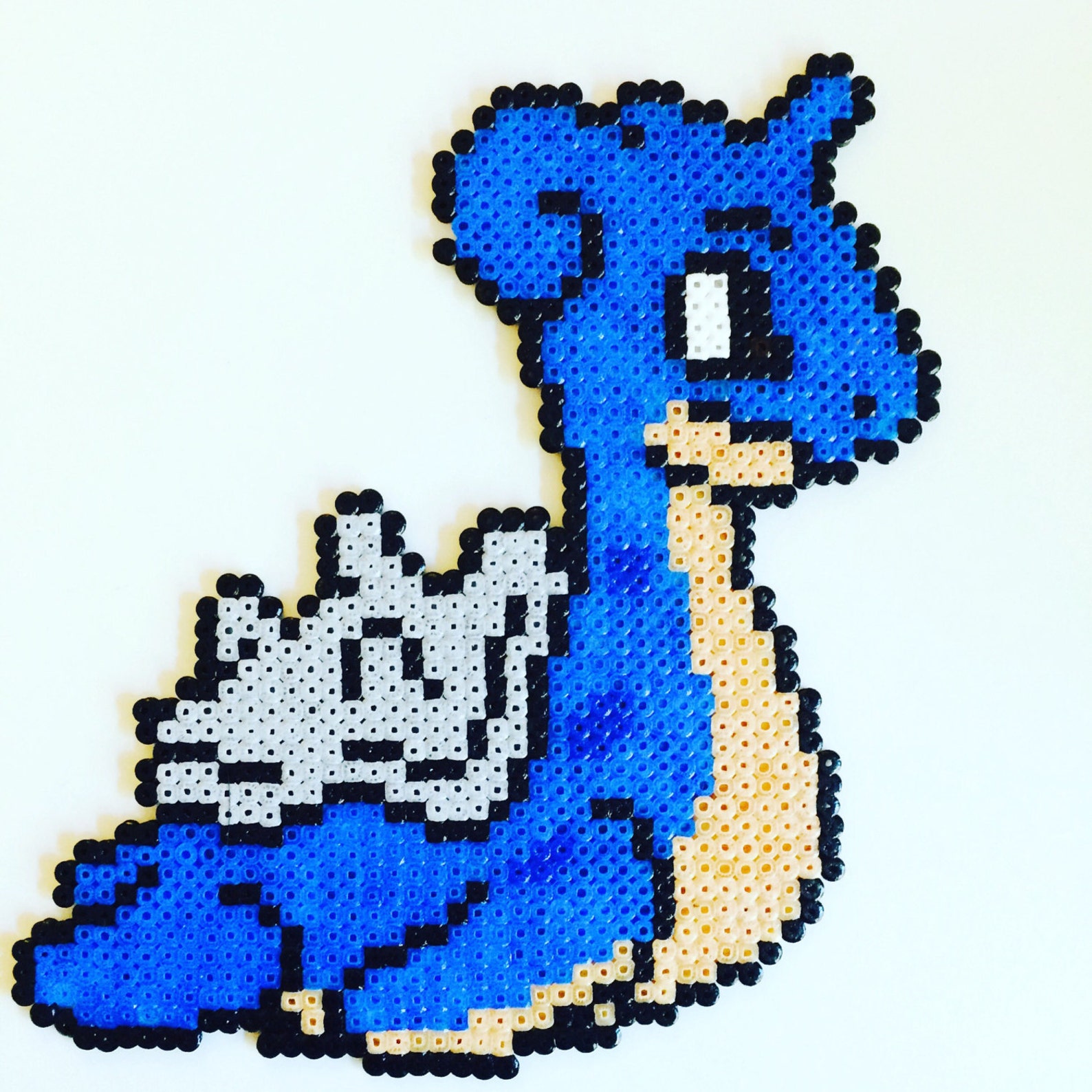 Lapras pokemon mini hama bead art/magnet | Etsy