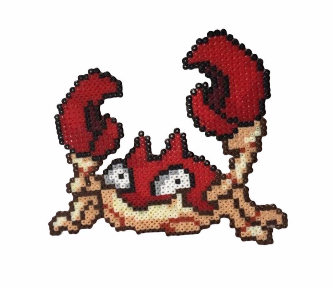 Krabby Pokemon Mini Hama Perlen Kunst/Magnet - Etsy.de