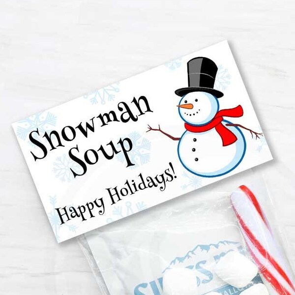 Snowman Soup - Etsy