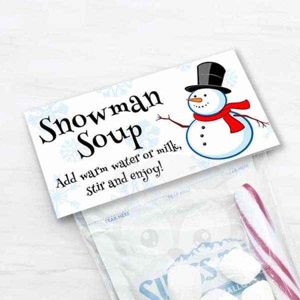 Snowman Soup - Etsy