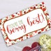 Poinsettia Christmas Place and Tent Cards, Holiday Tent and Food Cards ...
