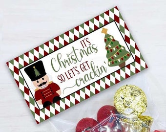 DIY Digital Christmas Pet Treat Bag Topper Cat Dog - Etsy