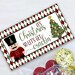 Farmhouse Christmas Cookie Cards, Mini Cookie Card Digital Download ...