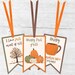 Printable Autumn Gift Tags Fall Pumpkin Spice Autumn - Etsy