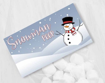 Snowman Bag Topper | Etsy