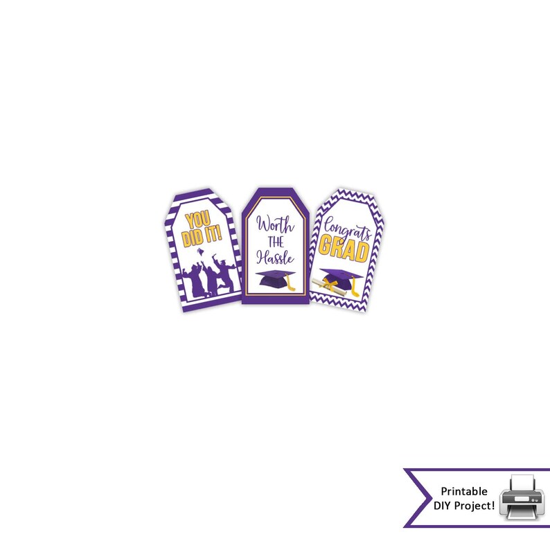 Printable Graduation Gift Tags Class of 2023 Tassel Worth - Etsy