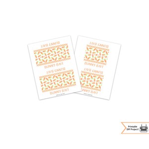 Printable Easter Bunny Bait Candy Bag Toppers, Easter Spring Party Kids ...