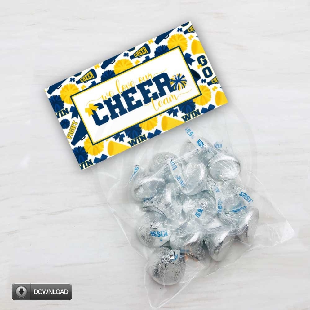 Printable Cheerleading Bag Toppers High School College Cheer - Etsy