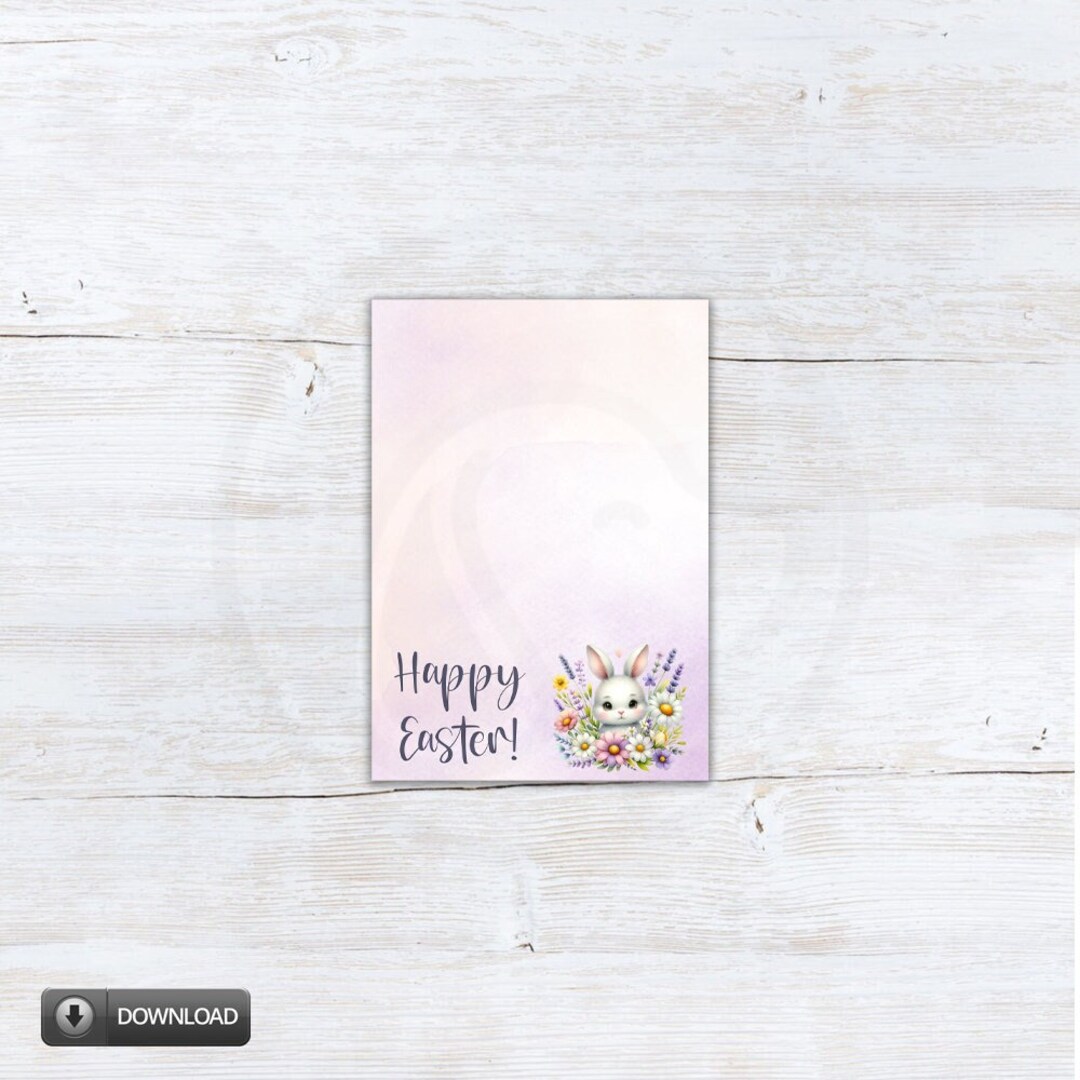 Easter Bunny Printable Cookie Cards, Some Bunny Loves Your Mini Cookie ...