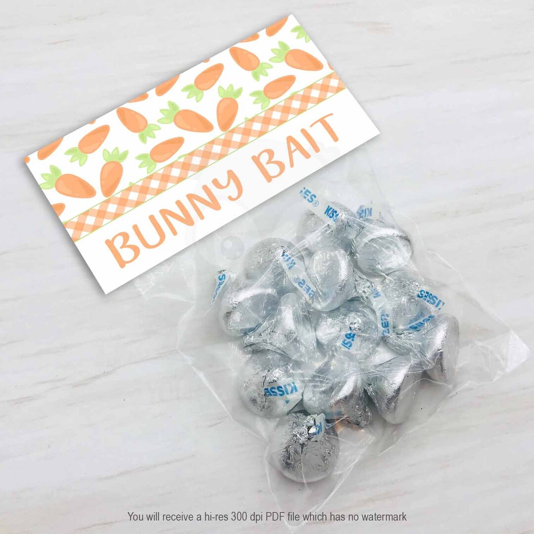 Printable Easter Bunny Bait Candy Bag Toppers Easter Spring - Etsy