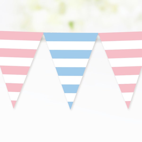 Striped Banner - Etsy