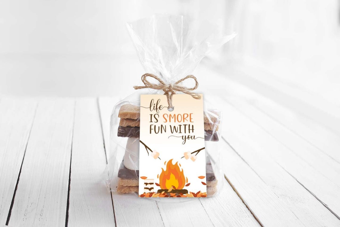 Printable Smore Gift Tags Life is Smore Fun With You Gift Tag - Etsy