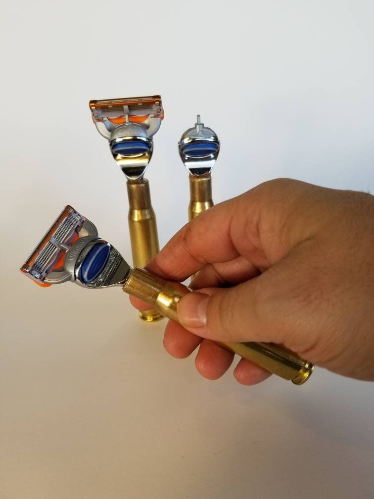 50 Caliber Brass Bullet Razor by Homer Cuts. - Etsy
