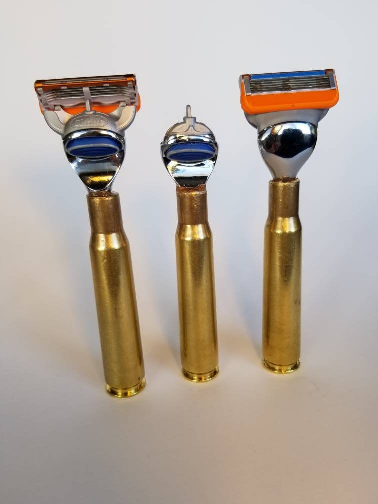 50 Caliber Brass Bullet Razor by Homer Cuts. - Etsy