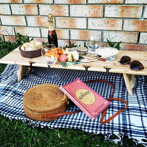 Personalized Portable Wine Table for Gift Mother Wine - Etsy