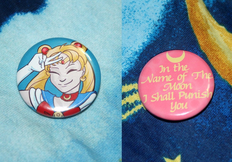 Sailor Moon Button Set - Etsy