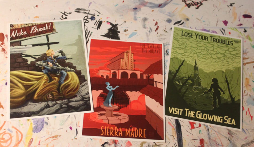 Wish You Were Here - 5x7 Fallout Postcard Set - Etsy