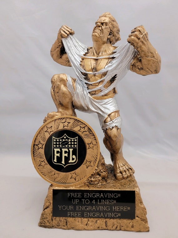 Extra Large 9 Monster Fantasy Football Trophy 1st Place | Etsy