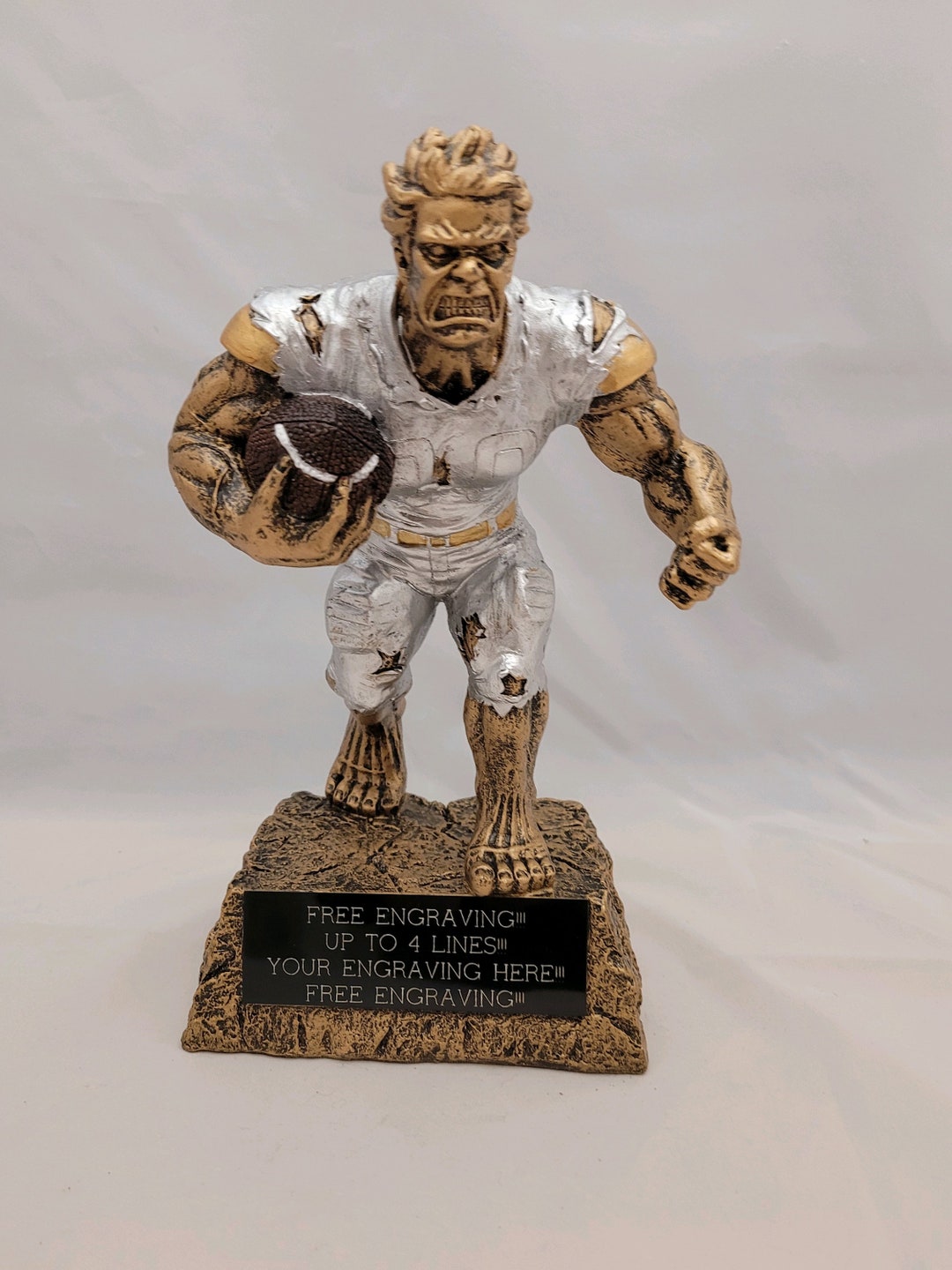 Extra Large 9" Monster Fantasy Football Trophy 1st Place Champion Award ...