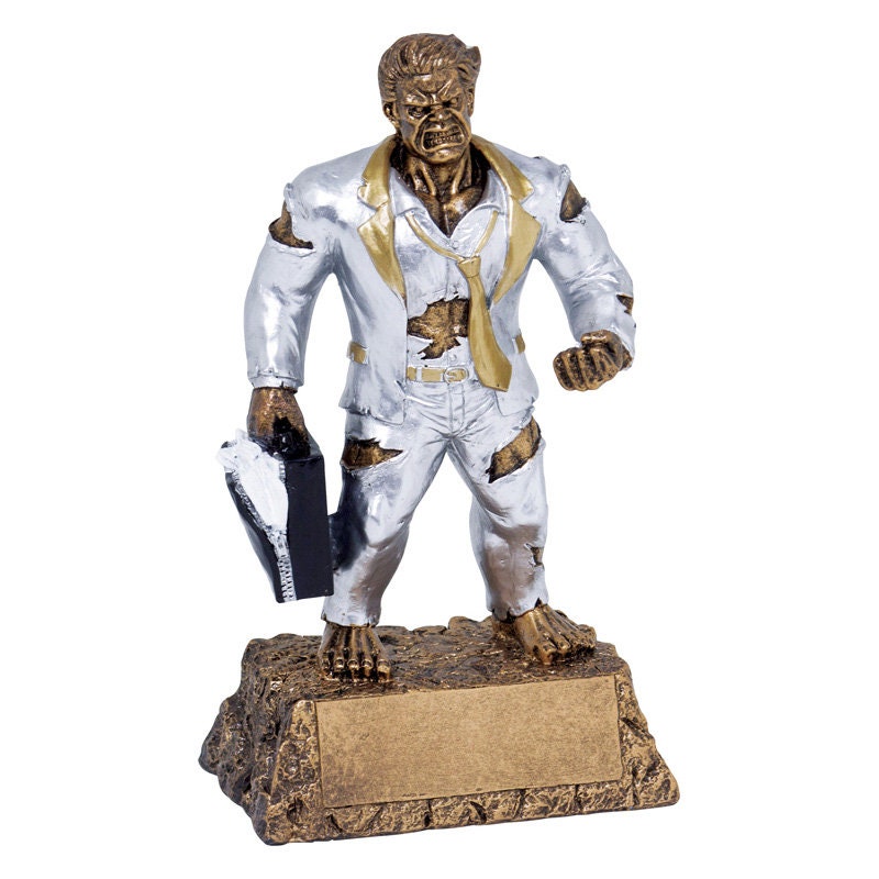 Hulk Monster Trophy Salesman of the Year Business Man Award- Free ...