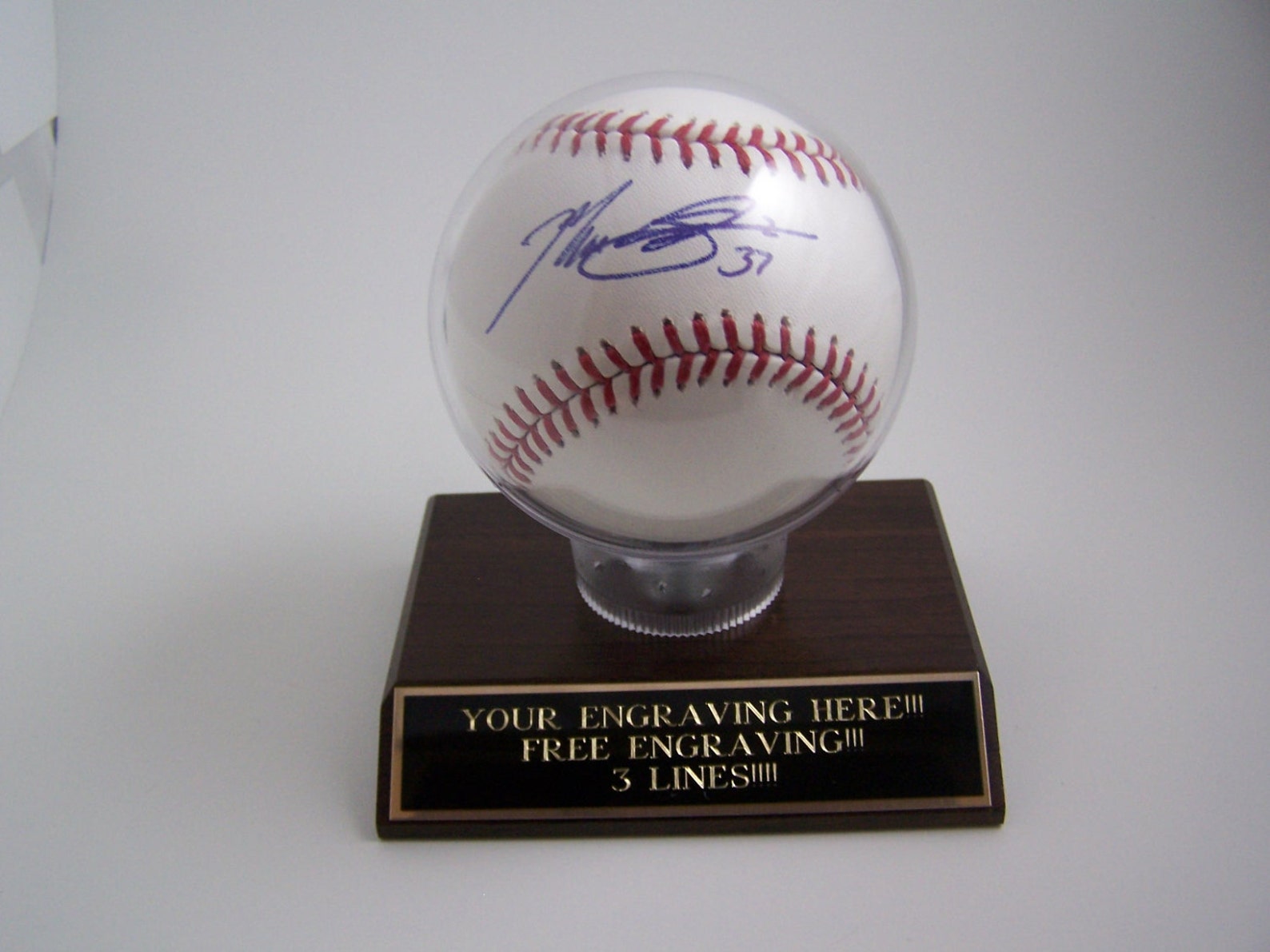 Baseball Home Run Trophy Ball Holder Protective Display Case-free ...