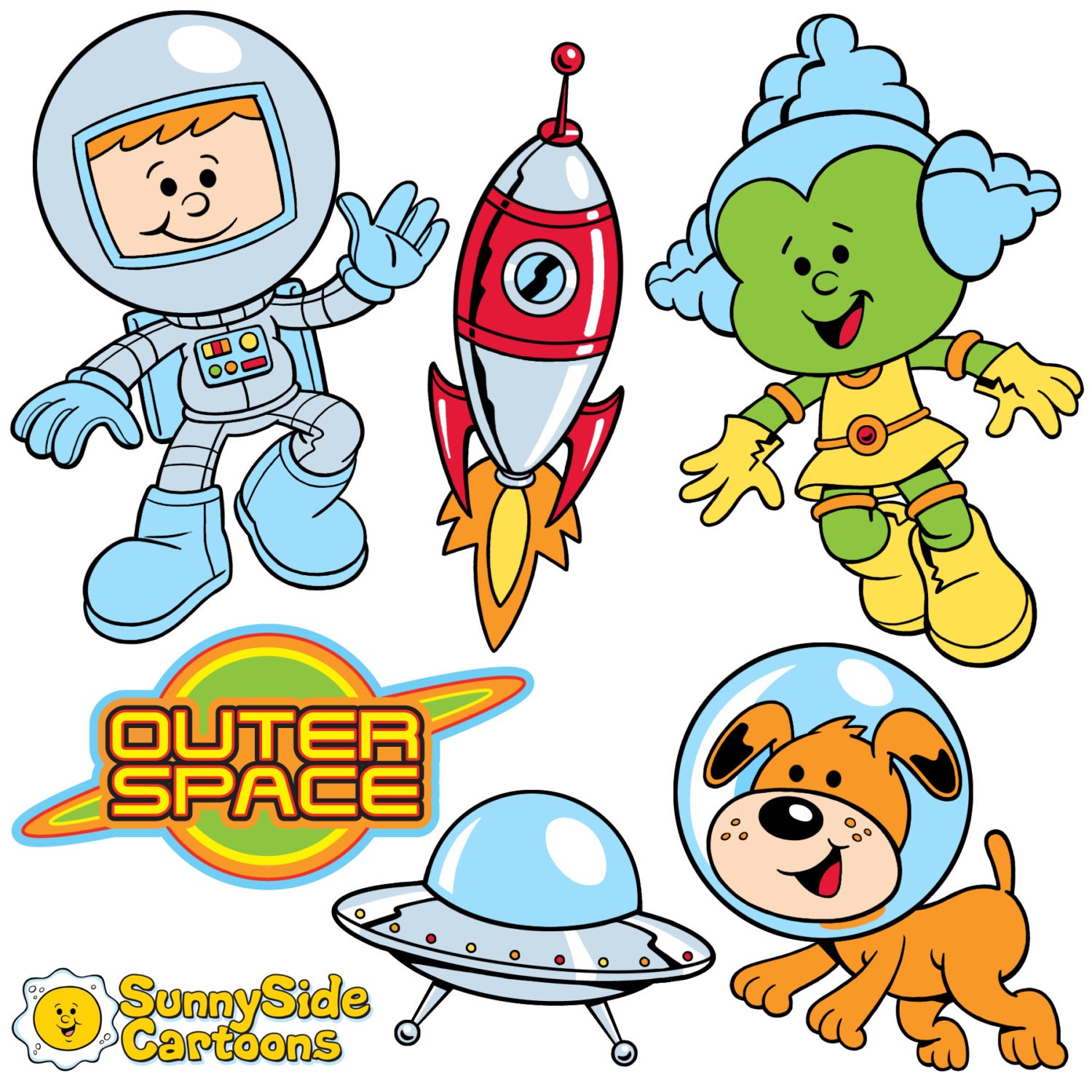 Space Patrol - Blast off Into Space With This Colorful Set of Cosmic ...