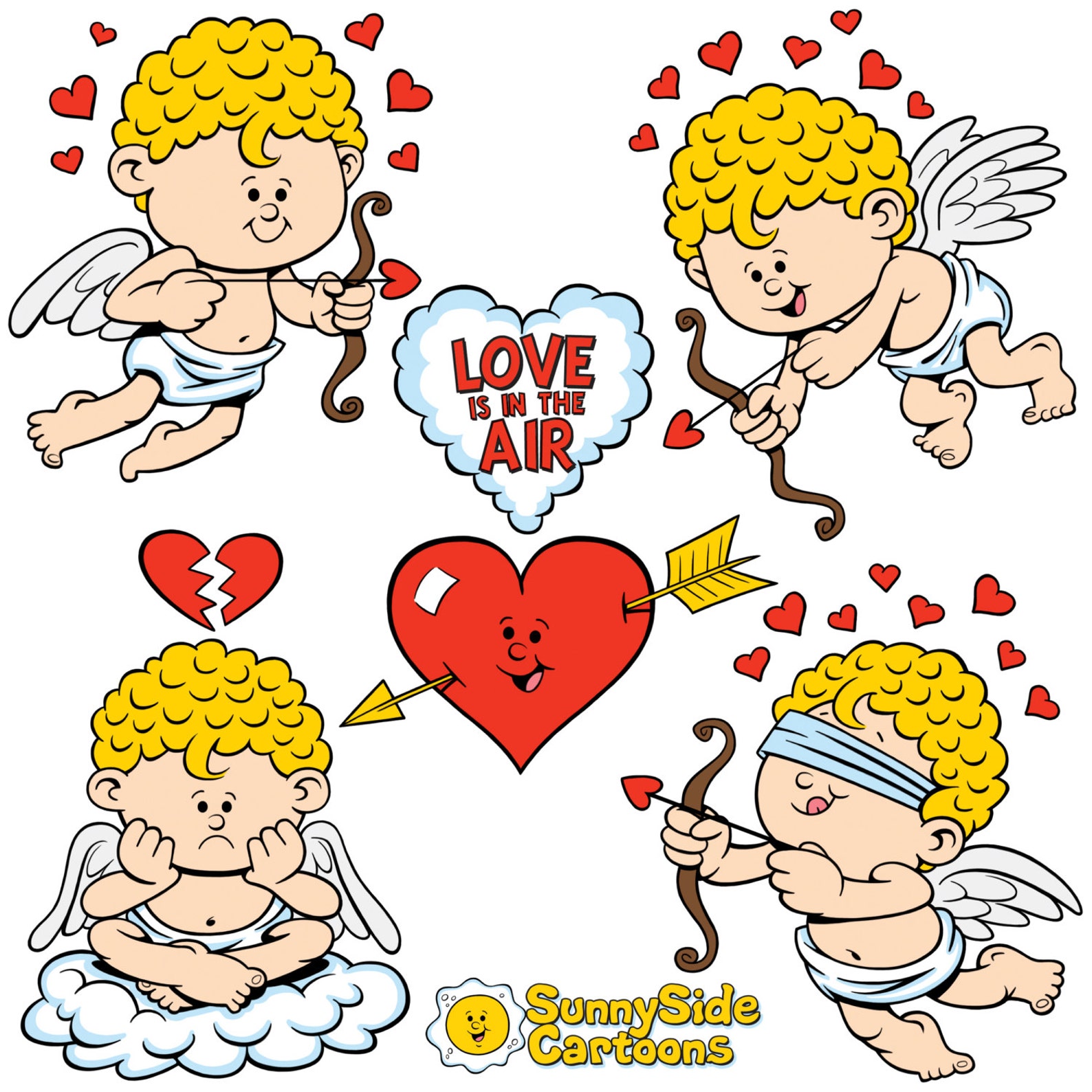 Cartoon Cupids: Our Lovable Cupids Are Perfect for Your Valentine's Day ...