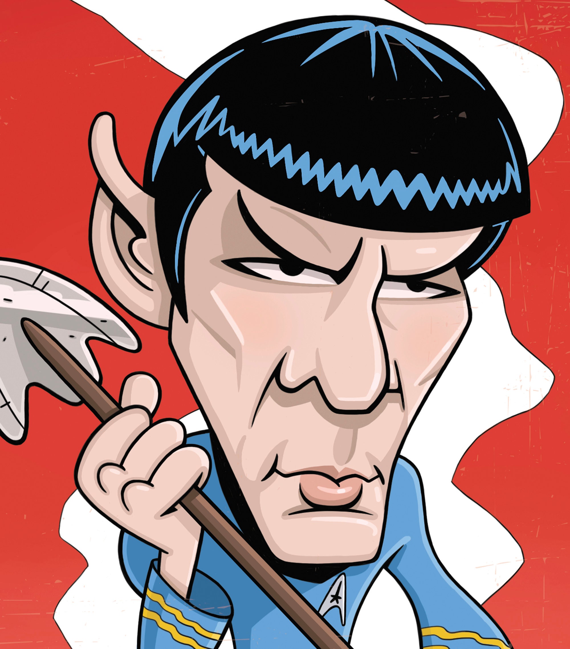 Art & Collectibles Star Trek 12x18 Art Print Amok Time Kirk Prints etna ...