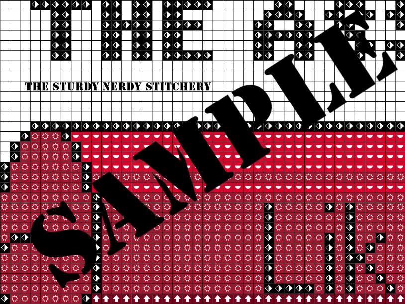 Fart Cross Stitch Pattern Stinky Stitches: the Ass Blaster 10x8 14ct ...